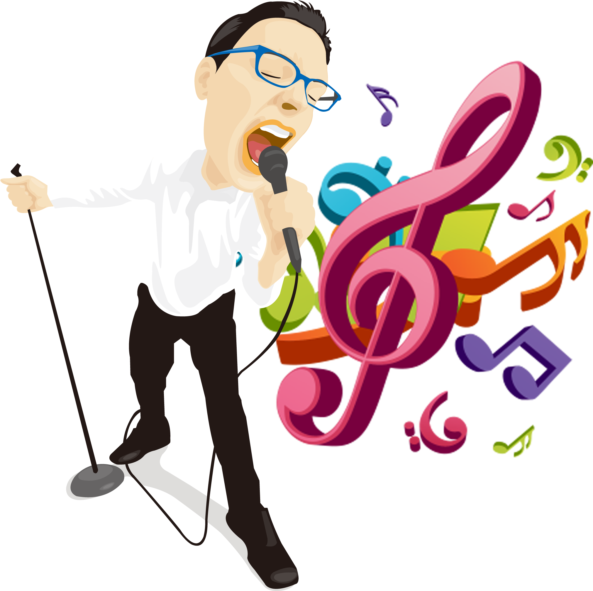 Download Musical Note Illustration Singing - Ads For Music Lessons ...