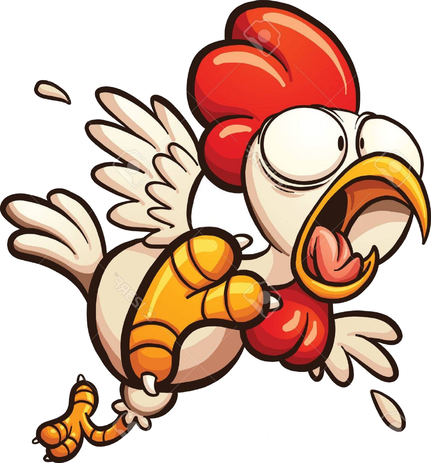 Download Chicken Scared Clipart Transparent Png - Clip Art Scared ...
