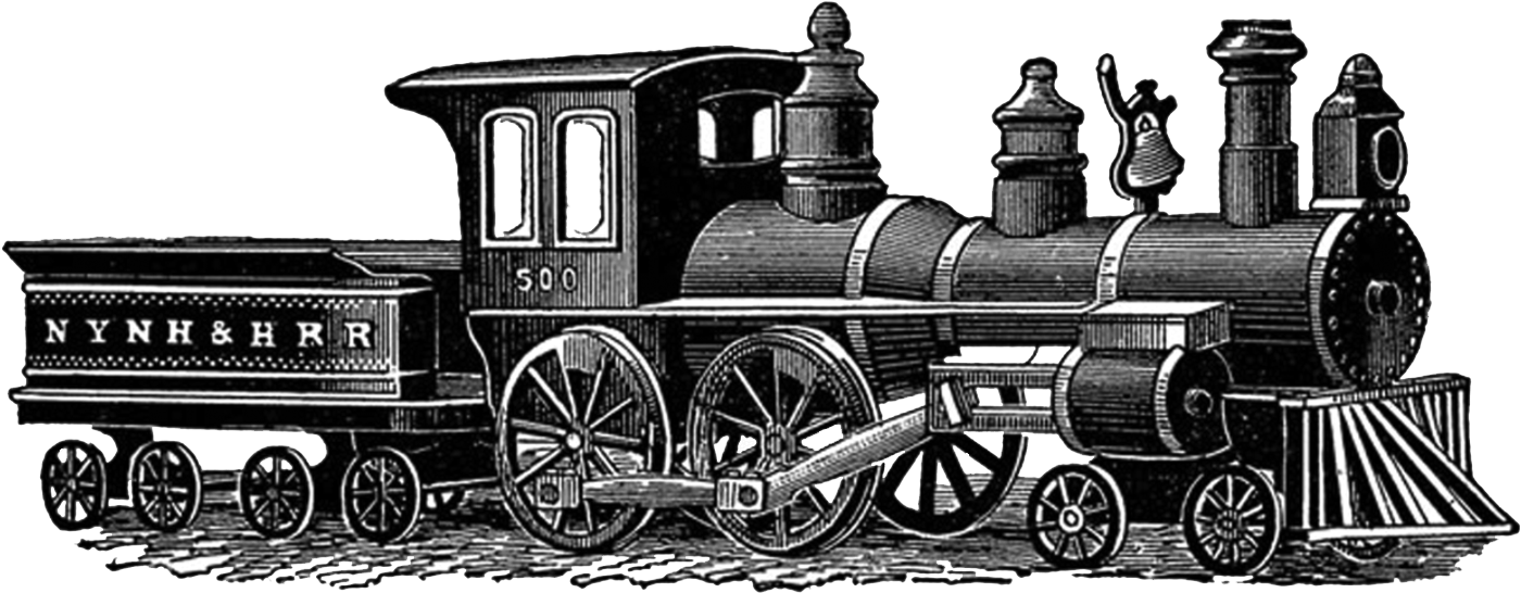 Download Vintage Drawing Png Stickpng - Old Train Transparent ...