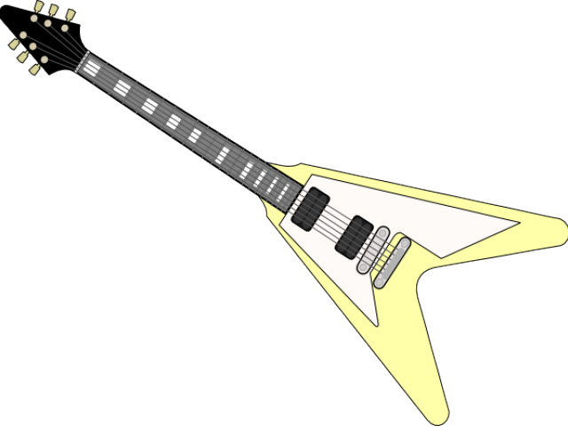 Download Flying V Guitar Vector - ClipartKey
