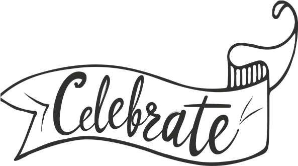 Download Celebrate Word Art Png - Calligraphy - ClipartKey