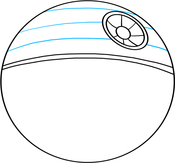 Download How To Draw Death Star From Star Wars - ClipartKey