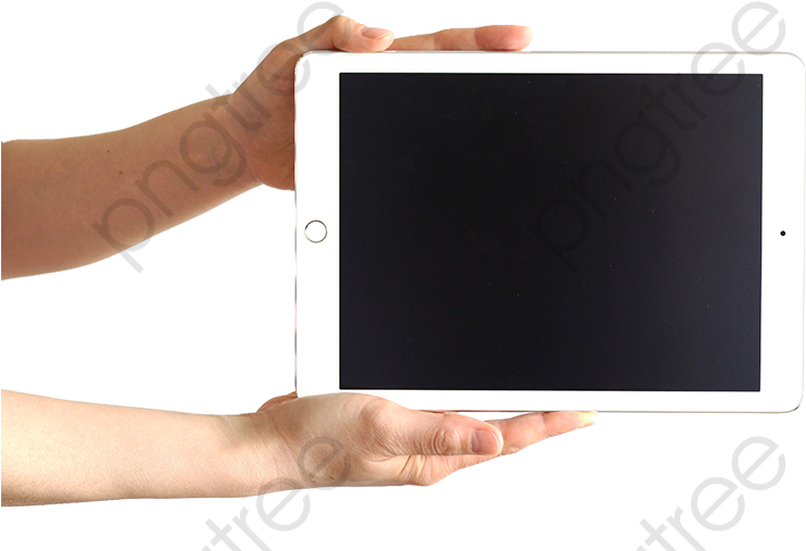 Download Computer Clipart Tablet - Tablet In Hand Png - ClipartKey