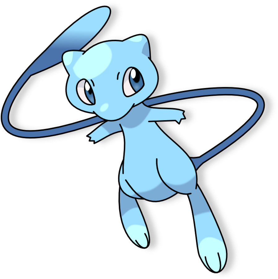 Download Transparent Pokemon Clipart - Shiny Mew - ClipartKey