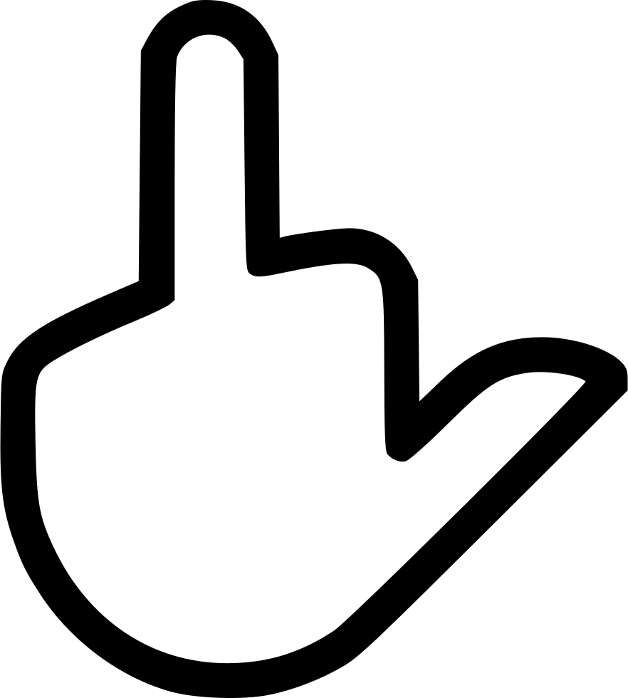 Download Bird Middle Finger - ClipartKey