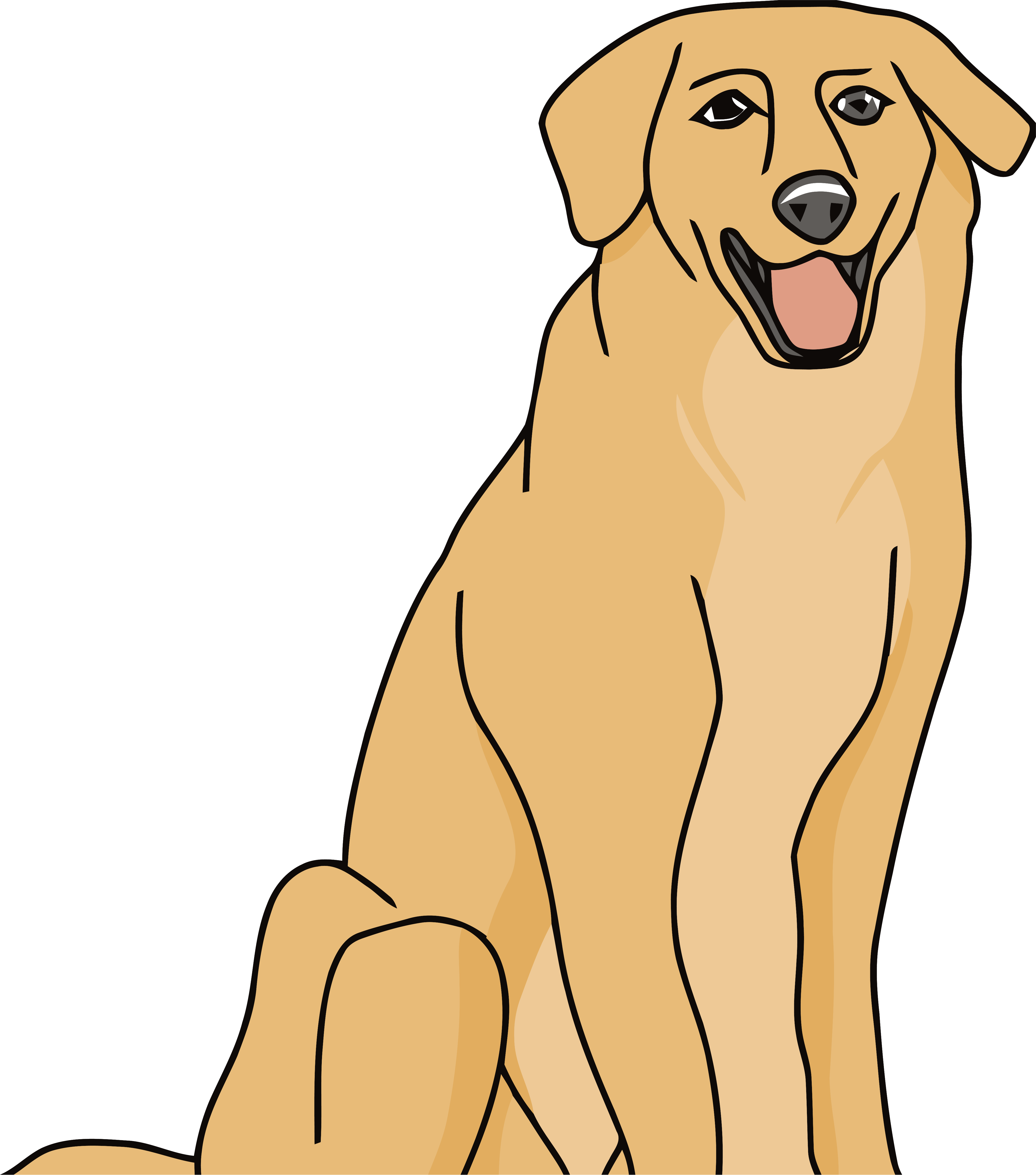 Download Wait Dog Clipart Png - Dog Yawns - ClipartKey