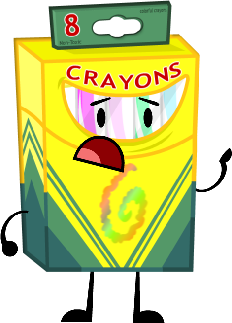 Download Crayons Clipart Broken Crayon - Crayon Bfdi - ClipartKey