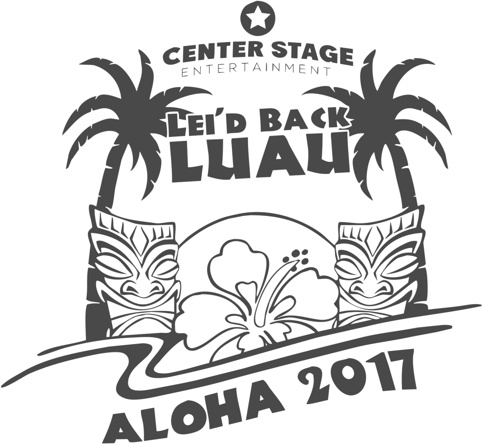 Download Shirt Clipart Luau - Luau Logo Black - ClipartKey