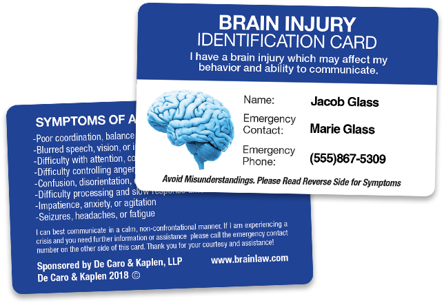 Download Brain Injury Id Card - ClipartKey
