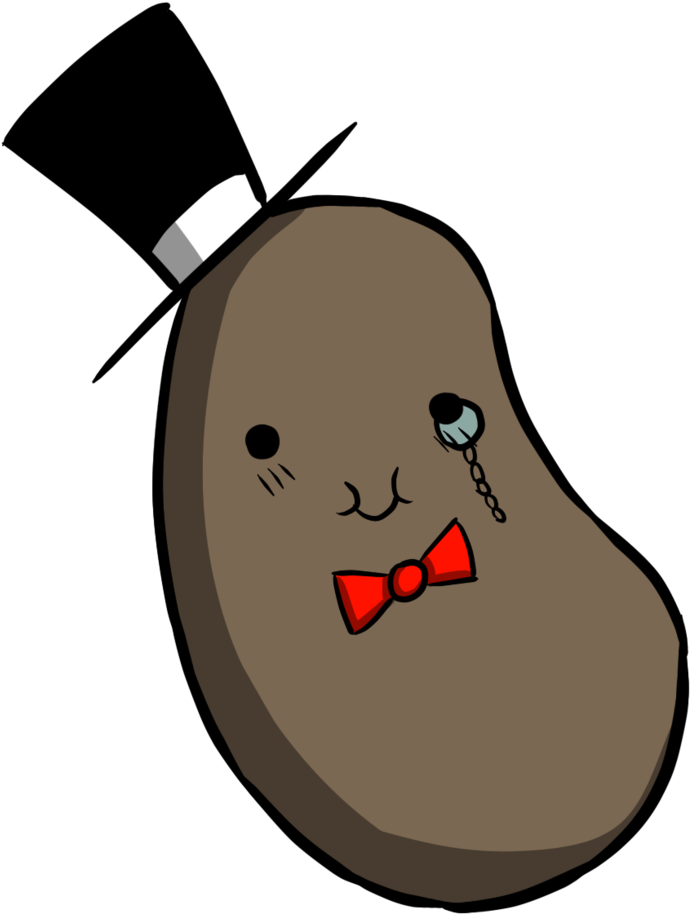 Download Transparent Cartoon Potato Png - ClipartKey