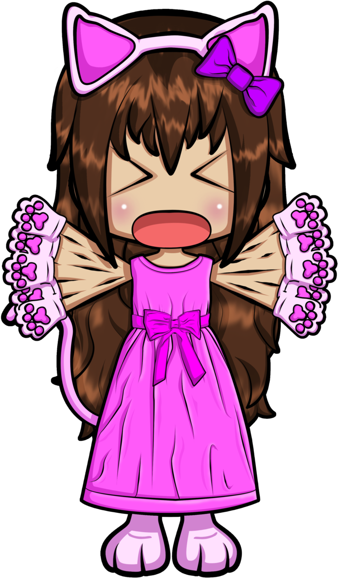 Download Girl Screaming Png - Anime Girl Screaming Chibi - ClipartKey