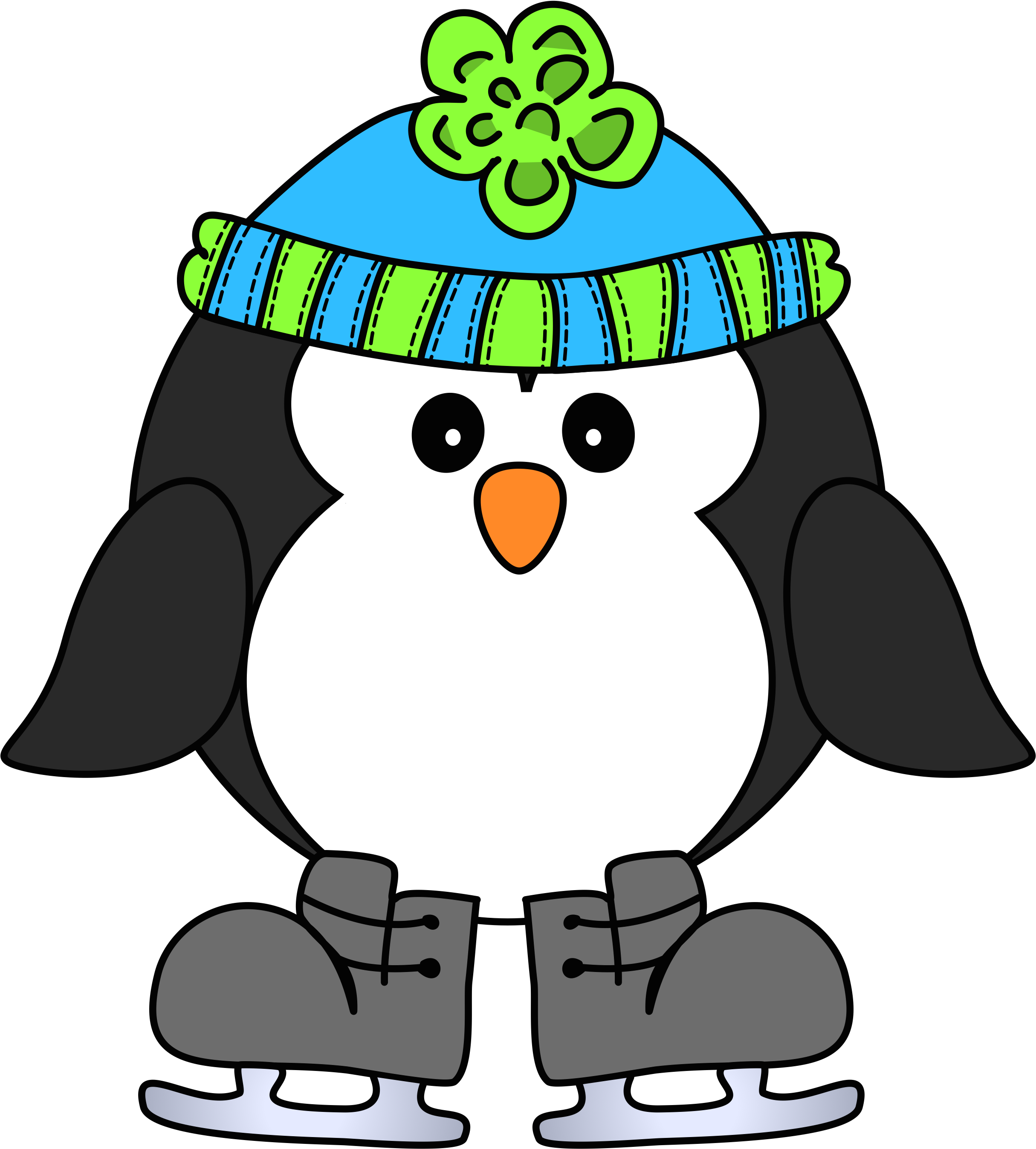 Download Clipart Winter Teacher - Adã©lie Penguin - ClipartKey