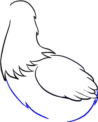 Download How To Draw Chicken - Chicken Head Drawing Easy - ClipartKey