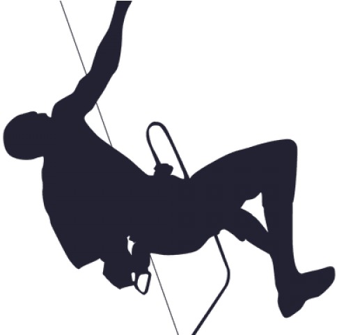 Download Mountain Climber Silhouette - Free Climber Transparent ...
