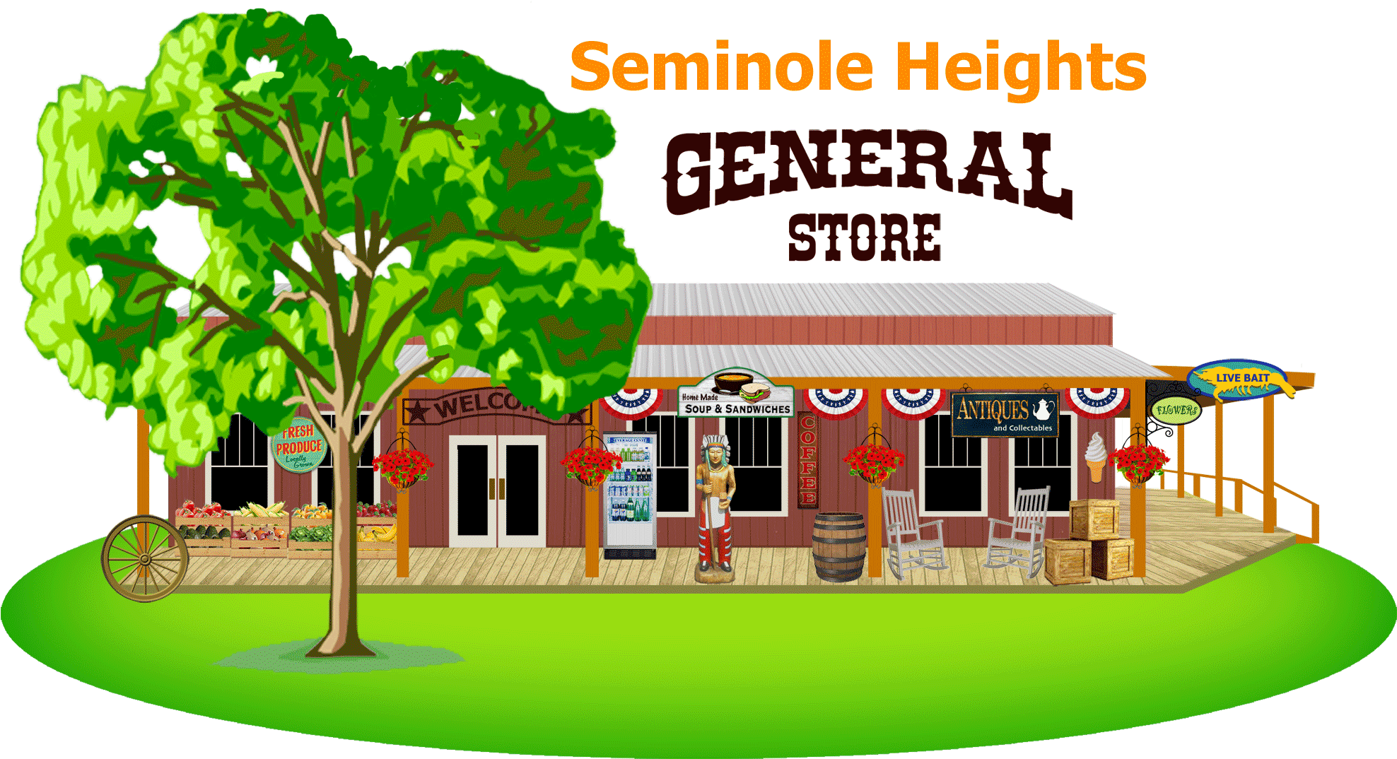 Download Shop Clipart Tienda - Seminole Heights General Store - ClipartKey