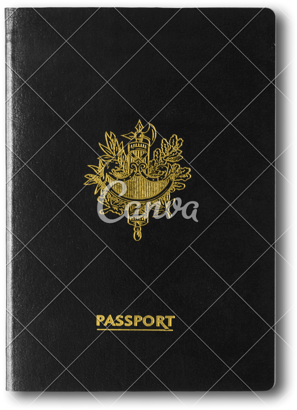 Download Us Passport Crest Gold Png - Canva - ClipartKey