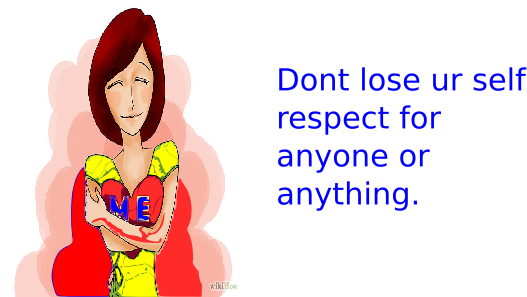 Download Self Respect - Cartoon - ClipartKey
