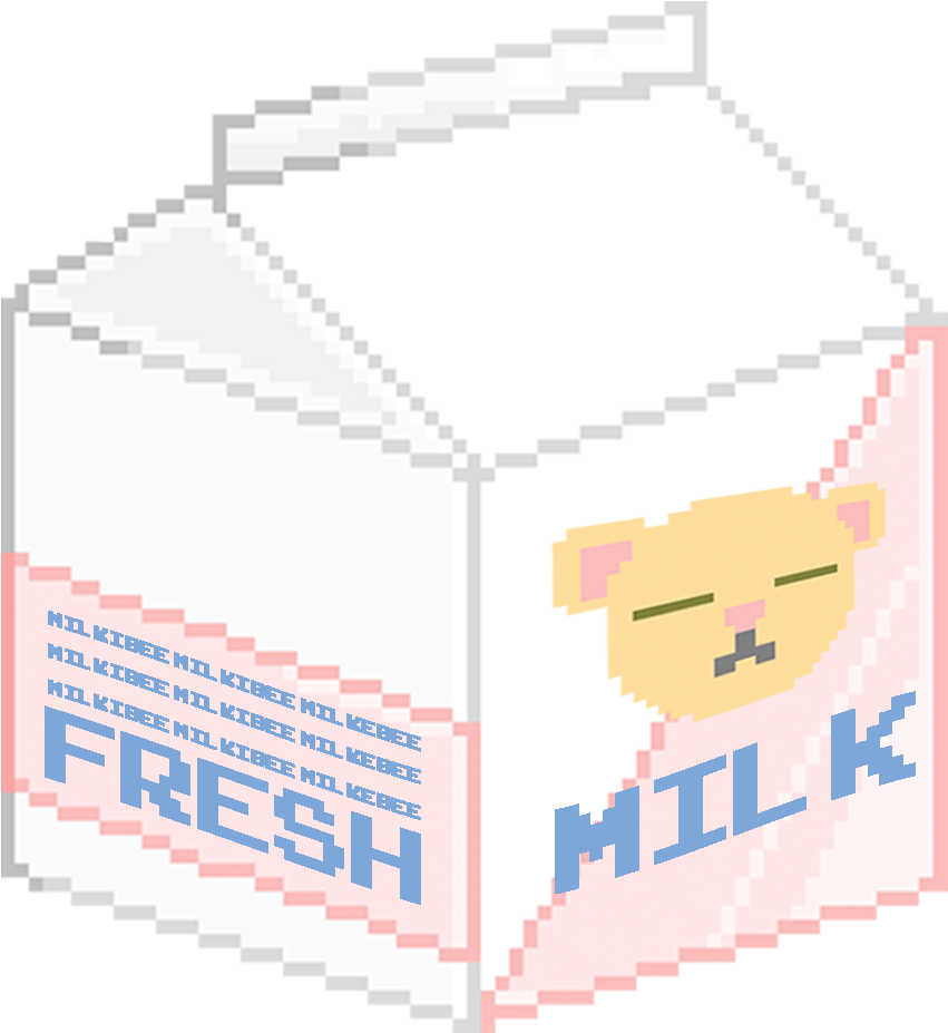 Download Milk Carton Pixel Art - ClipartKey