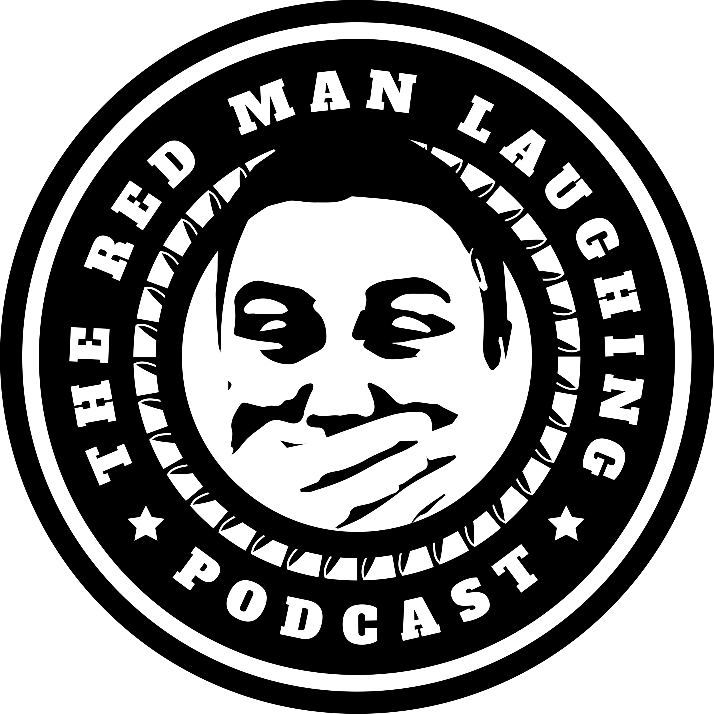 Download Red Man Laughing - ClipartKey