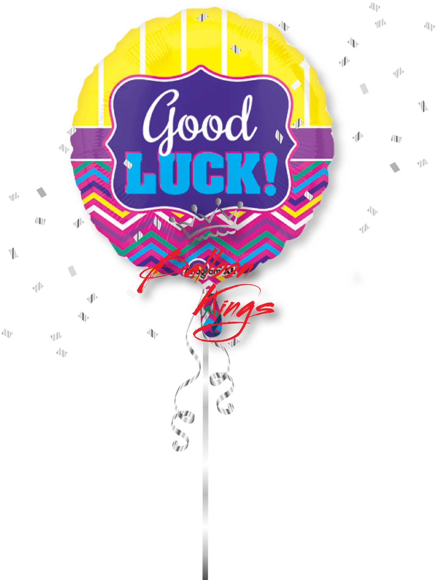 Download Good Luck Chevron - Good Luck Balloon Png - ClipartKey