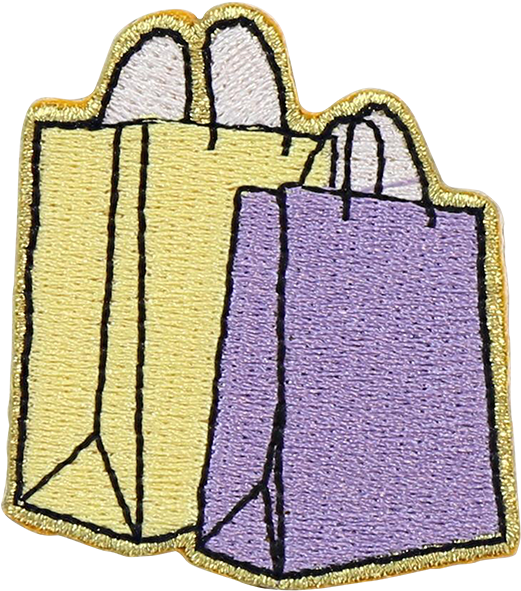 Download Shopping Bags Sticker Patch - Shopping Bag Sticker Png ...