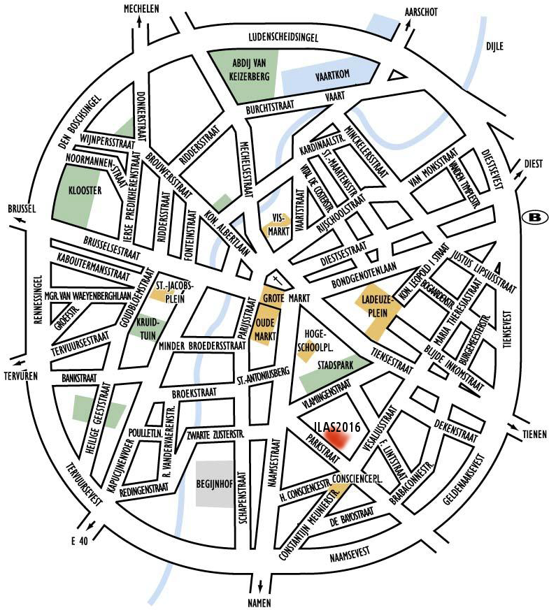 Download Map Of Leuven - City Map Leuven - ClipartKey