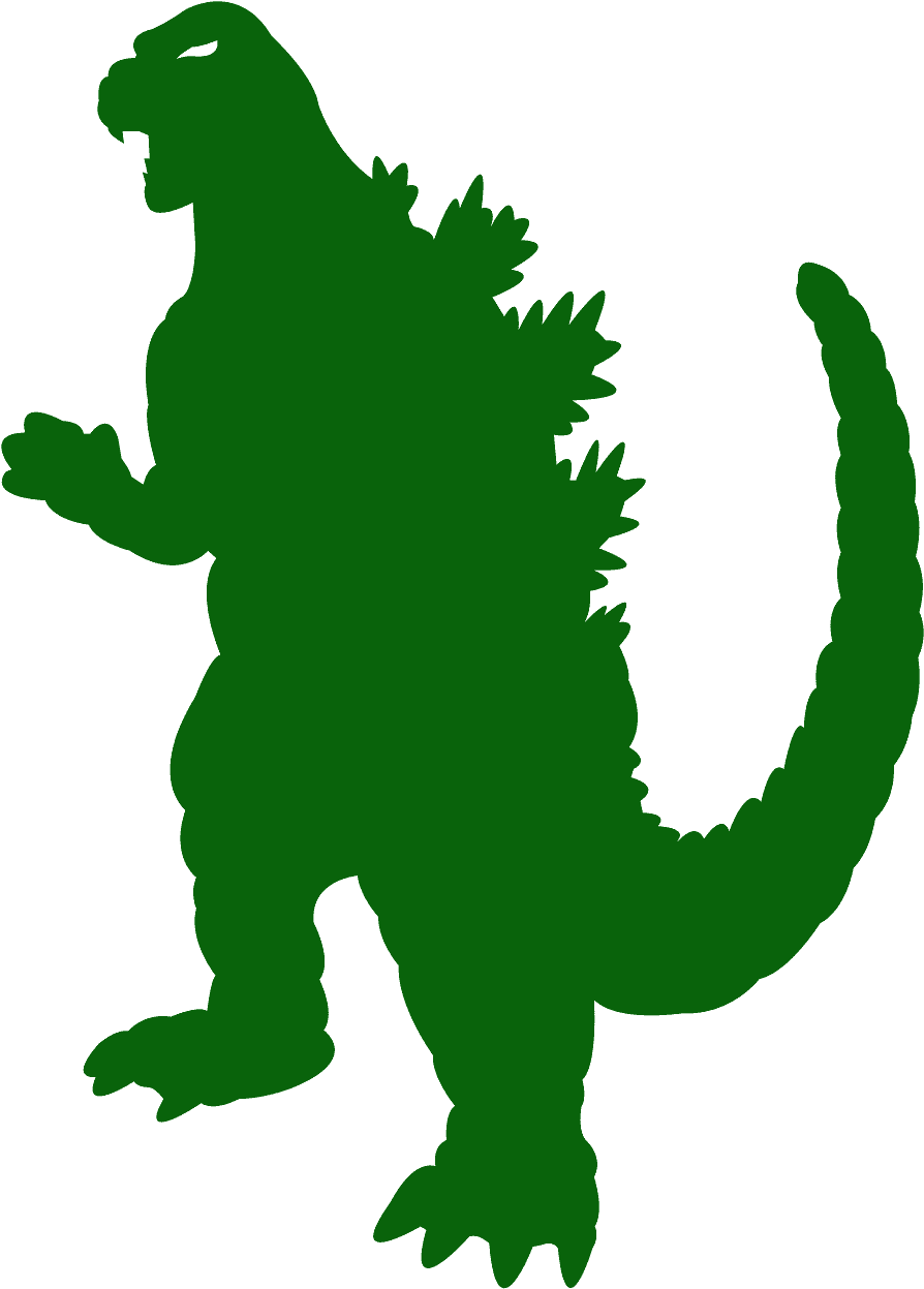 Download Godzilla Silhouette Purple - ClipartKey