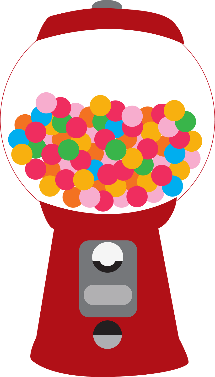 Download Gumball Machine Clipart Printable - Bubble Gum Jar Clipart ...