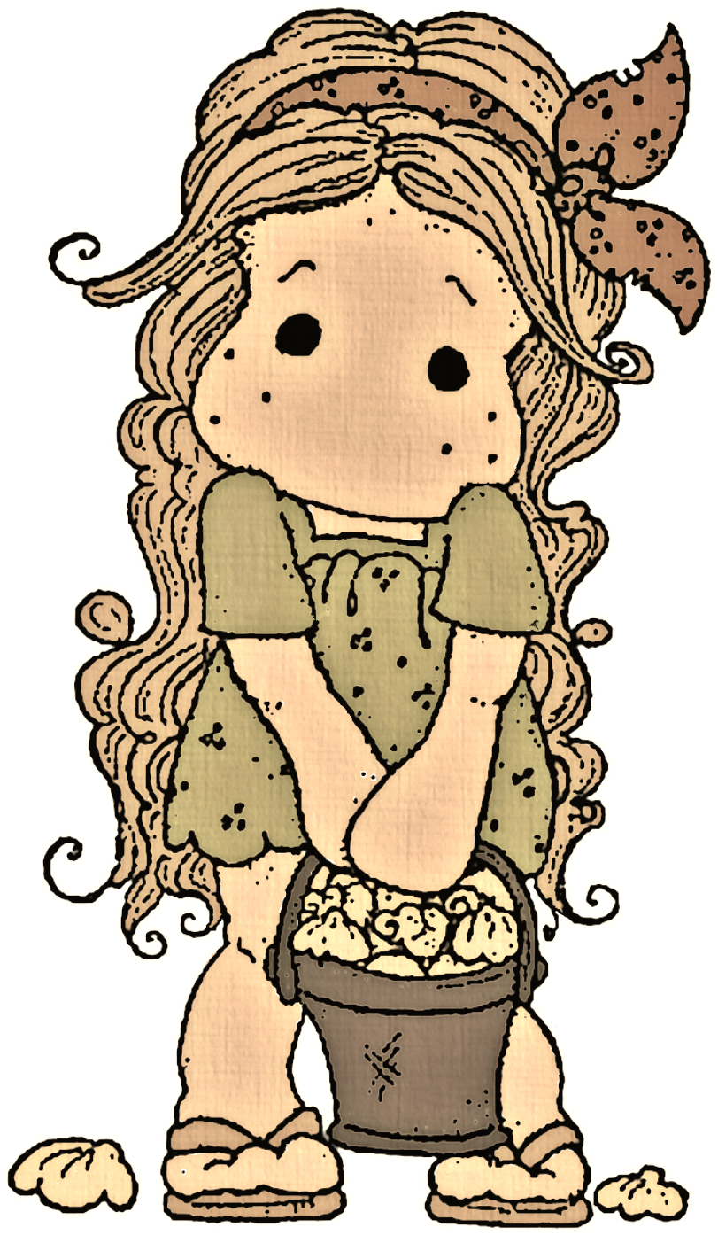 Download Collecting Sea Shells - Cartoon - ClipartKey