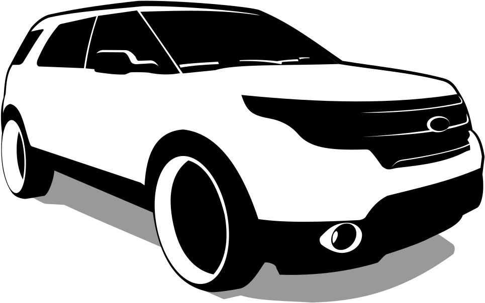 Download Ford Explorer Vector - Vector Suv - ClipartKey
