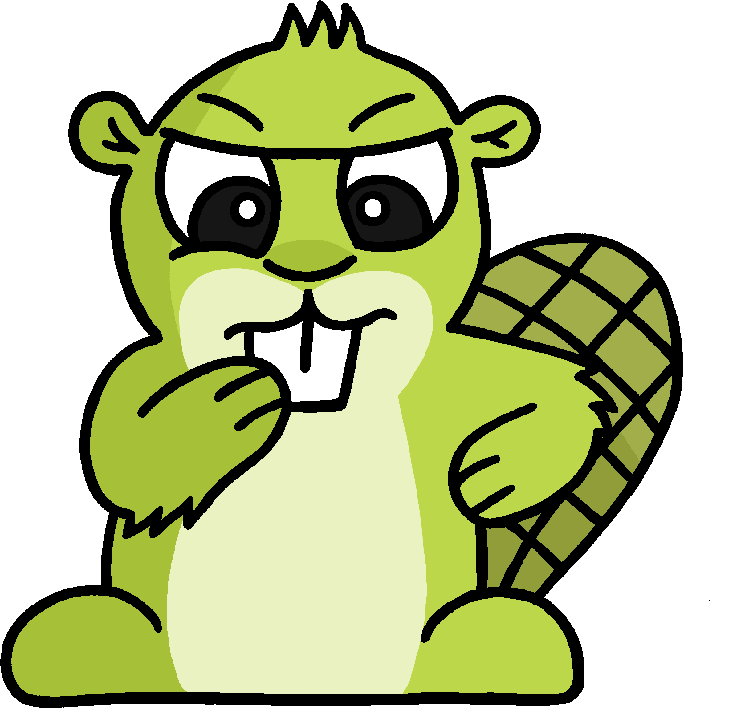 Download Focused Adsy Png Stickpng - Adsy Beaver Clipart - ClipartKey