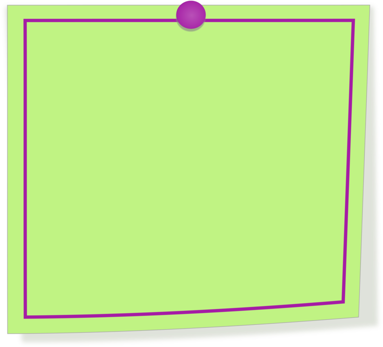 Download Picture Frame,angle,post It Note - Circle - ClipartKey