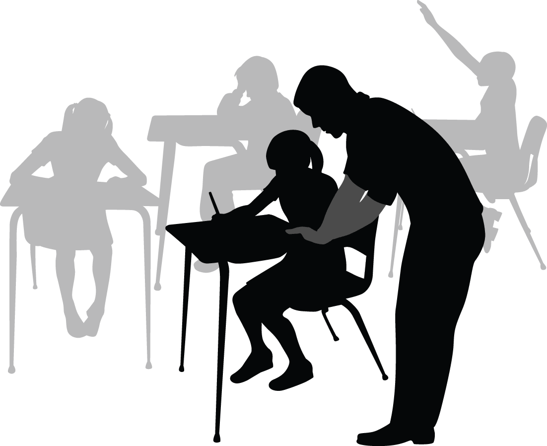 Download Students Classroom Silhouette Png - ClipartKey