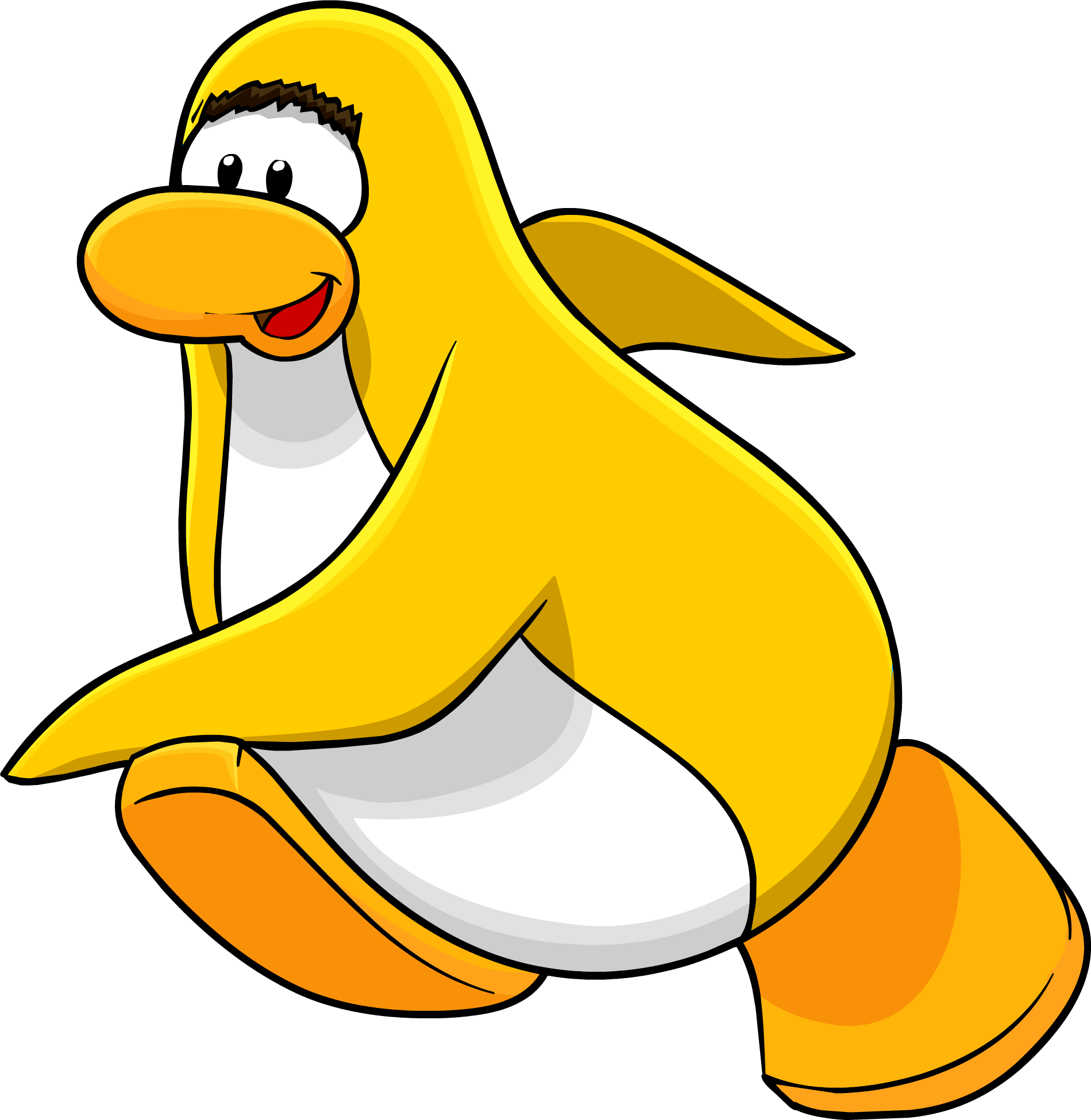 Download Join Team Yellow Postcard - Club Penguin - ClipartKey