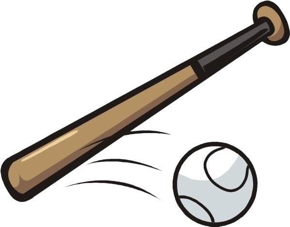 Download Baseball Bat Rounders Cartoon Clip Art - Cartoon Baseball Bat ...