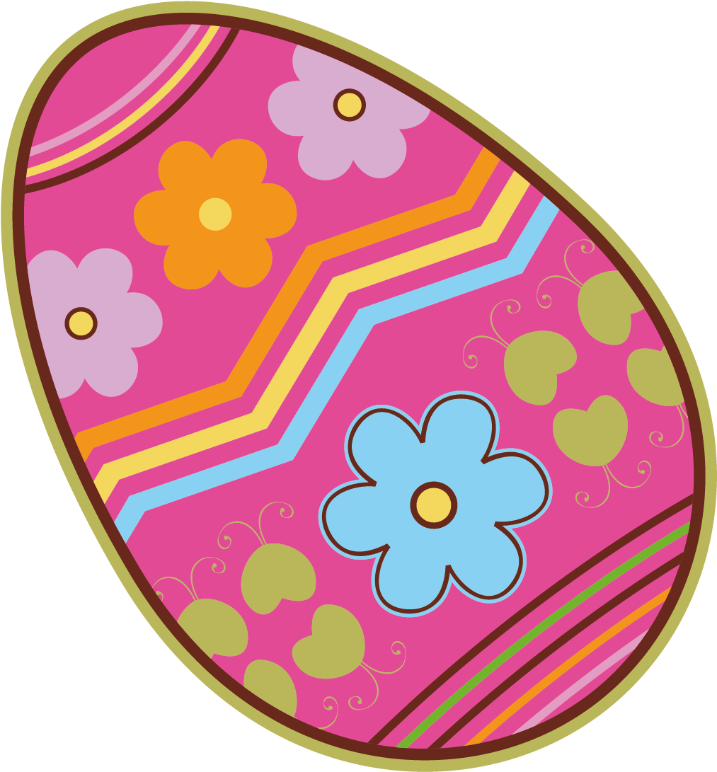 Download Transparent Easter Egg Clipart Png - Pink Clip Art Easter Egg ...