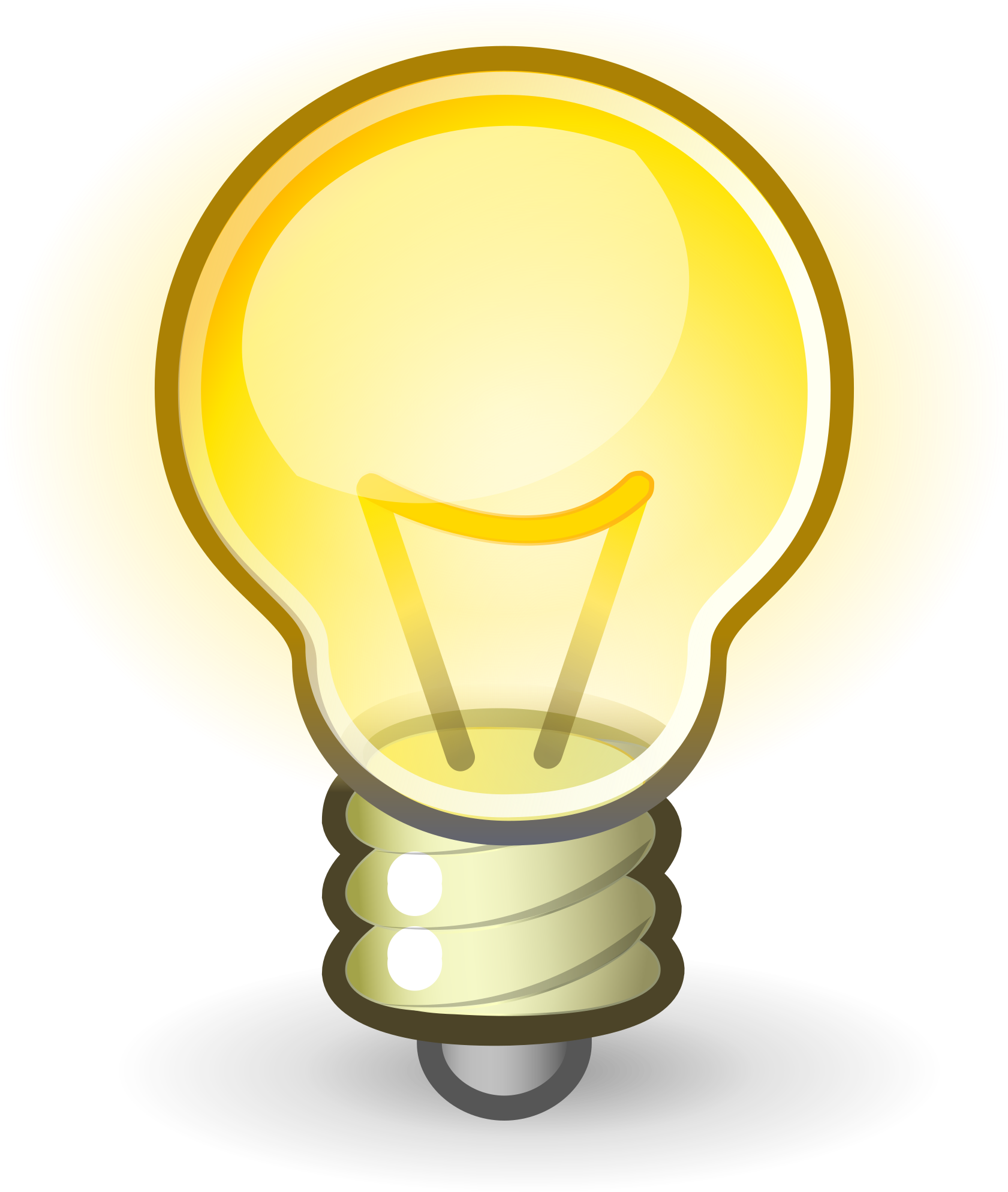 Download Lightbulb Clipart Dim - Light Bulb Icon - ClipartKey