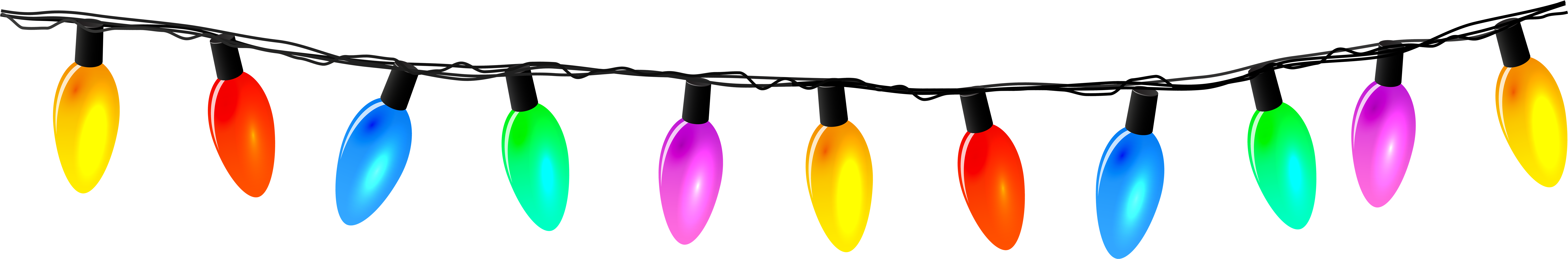 Download Clip Art Christmas Lights Png - ClipartKey