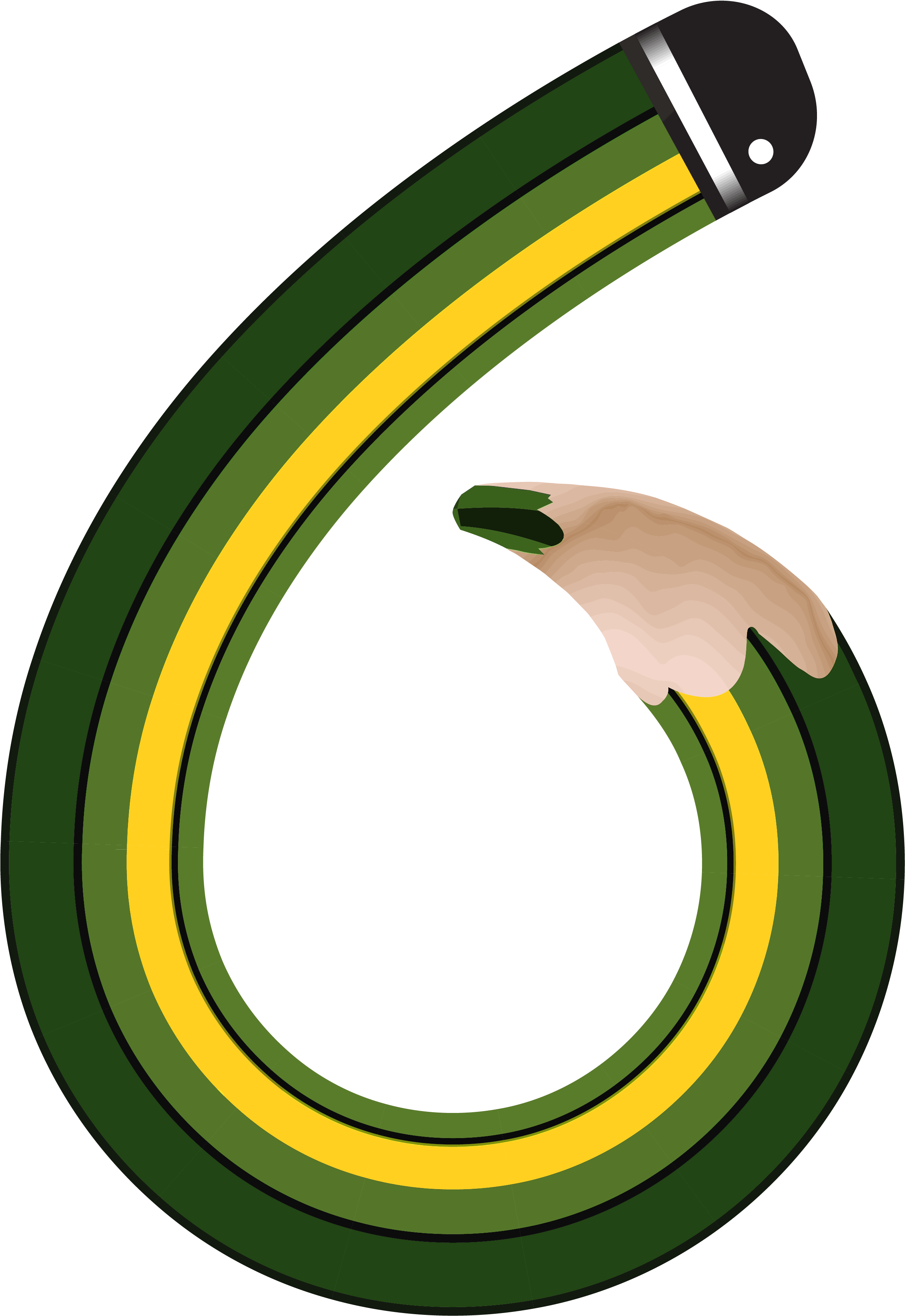 Download Pencil Clipart Six - Pencil Numbers Clipart - ClipartKey