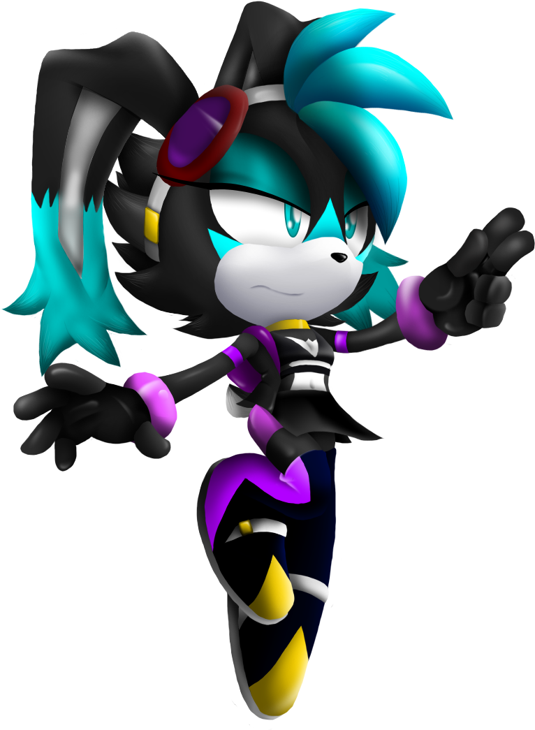 Download Sonic Fan Made Characters Rabbit Clipart , Png Download - Evil ...