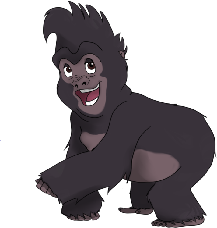 Download Gorilla Clipart Baby Gorilla - Terk Tarzan Png - ClipartKey