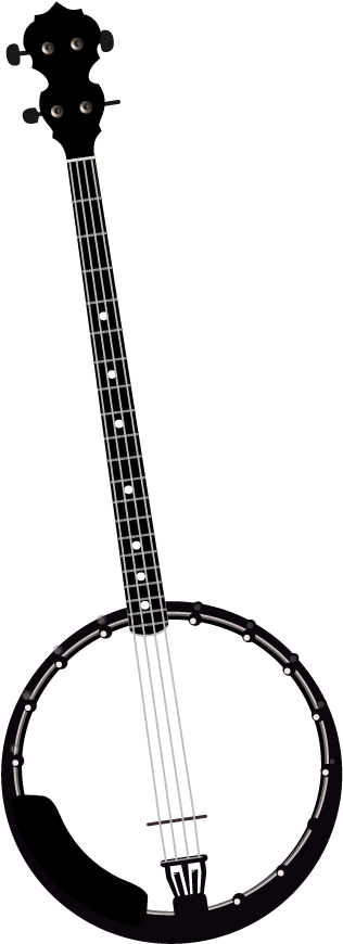 Download Banner Freeuse Library Banjo Vector Transparent - Traditional ...