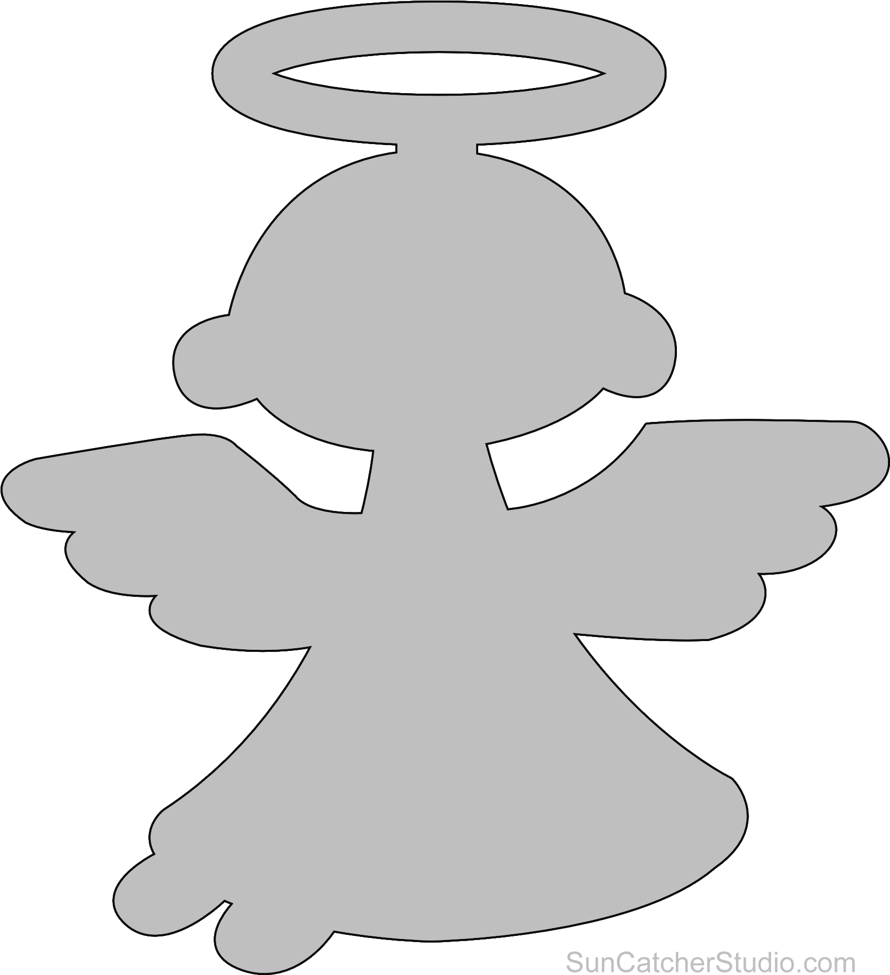 Download Clip Art Free Downloadable Christian Clip Art - Angel Scroll ...