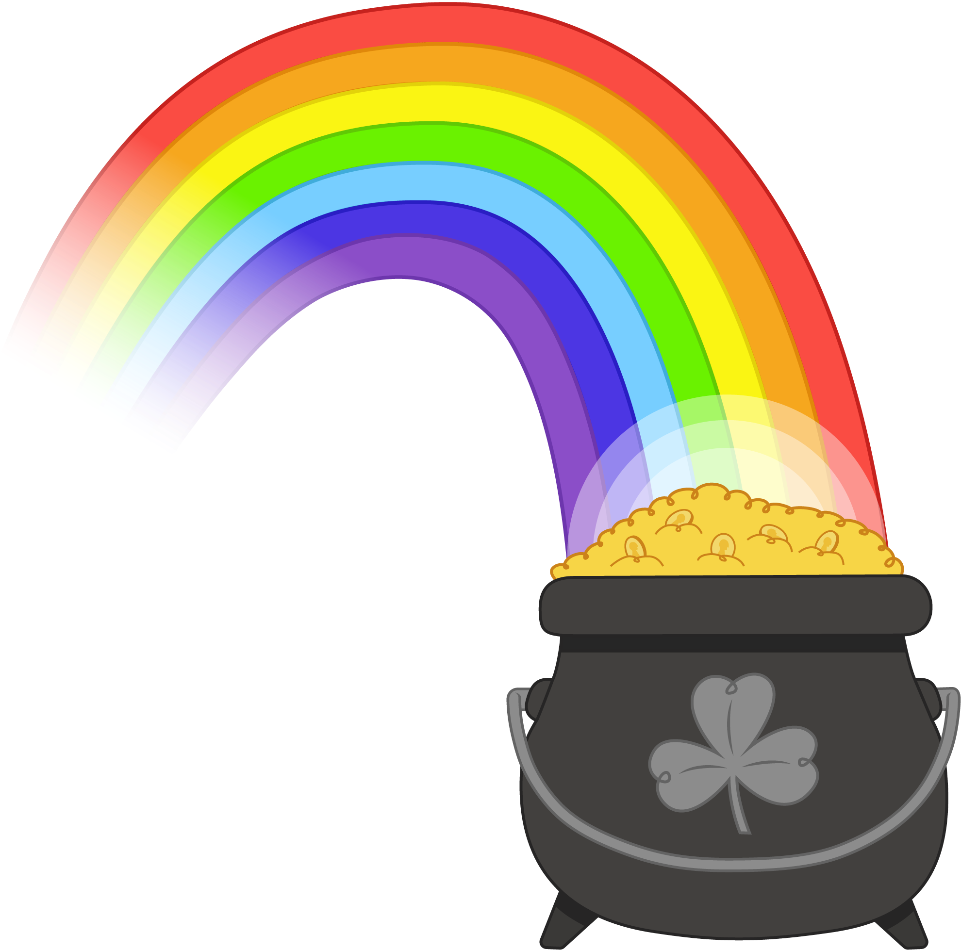 Download Pot Of Gold - Illustration - ClipartKey