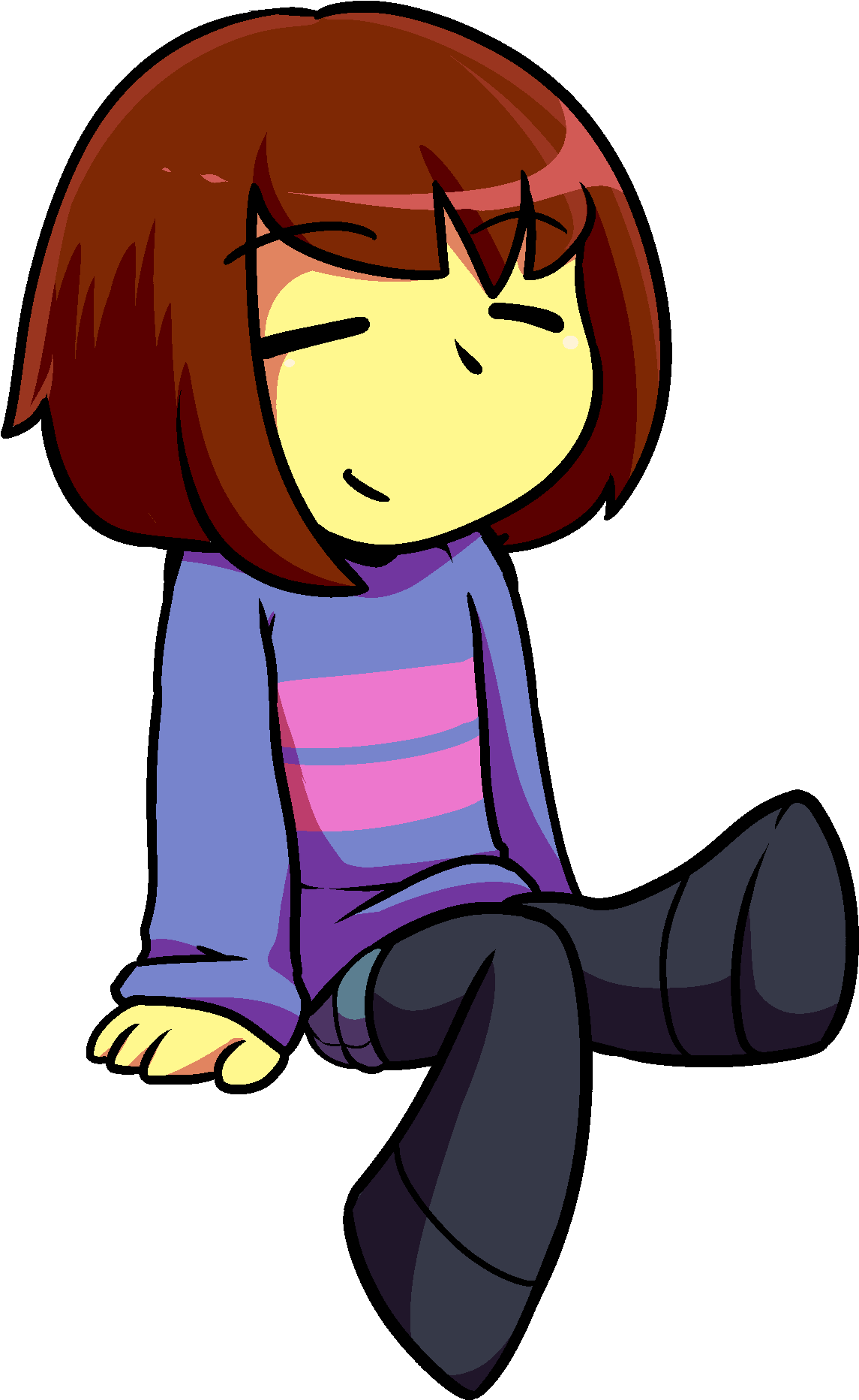 Download Raw Gif Dancing Frisk - Frisk Undertale Transparent - ClipartKey