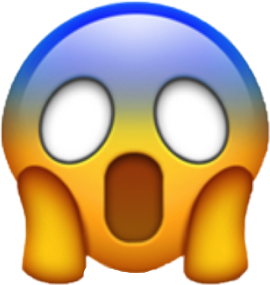 Download Emoji Screaming Screamingemoji Aaaaah - Transparent Background ...