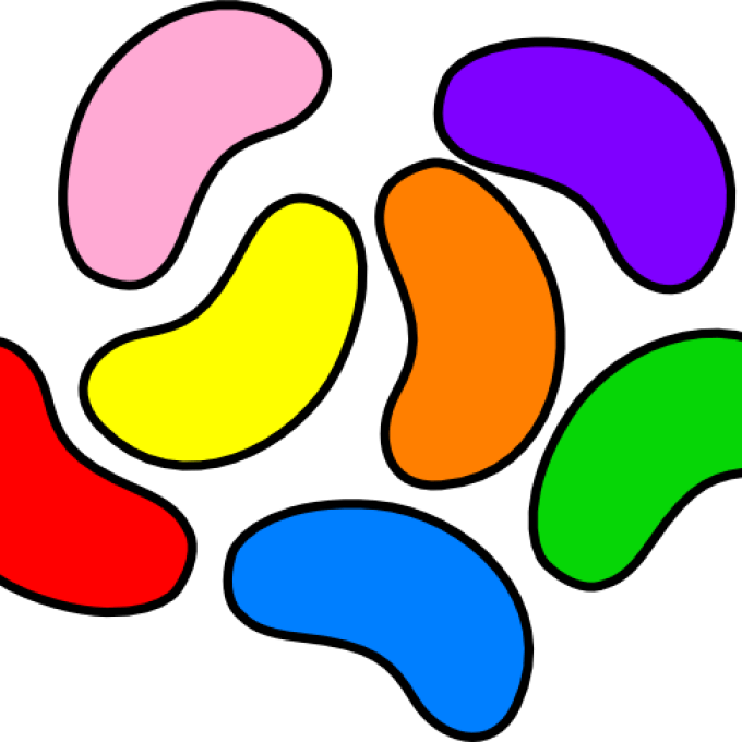 Download Colorful Jelly Beans Clip Art At Clkercom Vector Clip ...