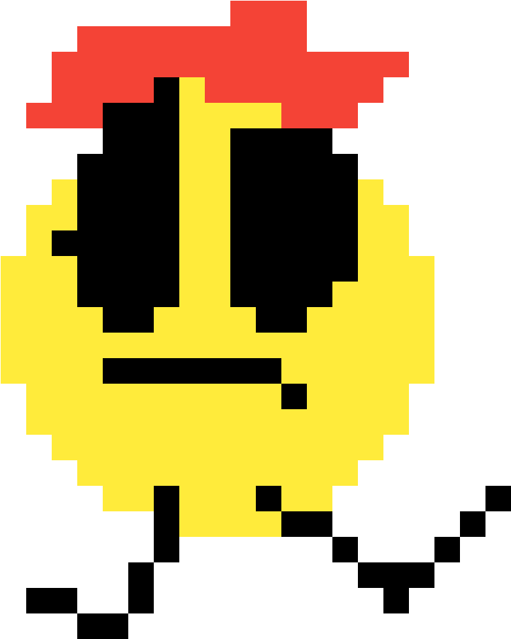 Download Peep Waking Up - Pixel Art Facile Smiley - ClipartKey
