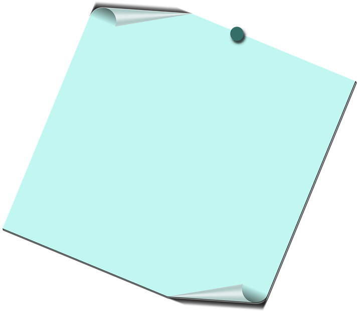 Download Blue Memo Png - ClipartKey