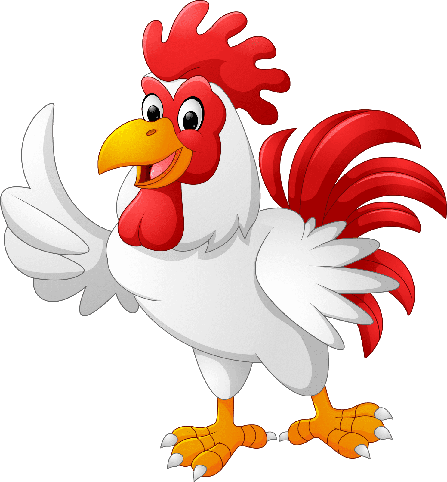 Download Chicken Clipart Transparent Background - Cartoon Transparent ...
